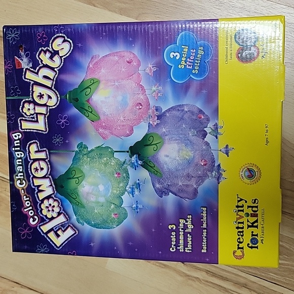 Other | Creat Your Own Color Changing Flower Lights Craft Kit New In ...